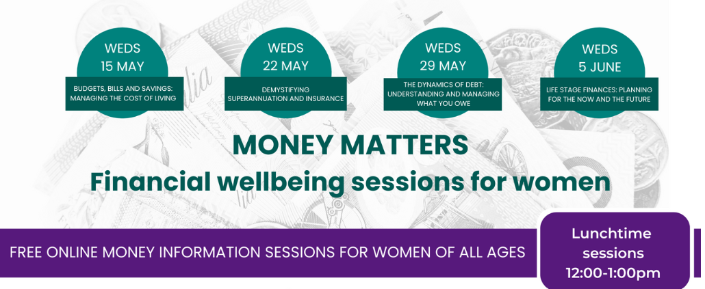 Money Matters Webinar Series – Women’s Health East